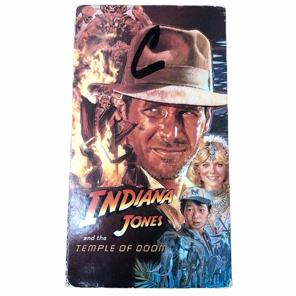 Vintage | Other | 989 Indiana Jones Temple Of Doom Vhs | Poshmark